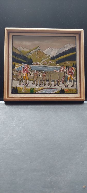 Kleine Appenzeller Bild Bauernmalerei Seealpsee ** | Kaufen auf Ricardo
