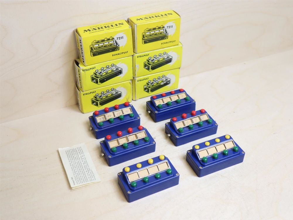 Märklin 6 x Stellpult & Schaltpult 7211 | Kaufen auf Ricardo