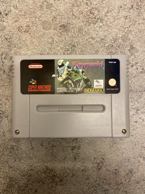 SNES - Super Nintendo Game - Kawasaki Superbikes (Gebraucht) in ...