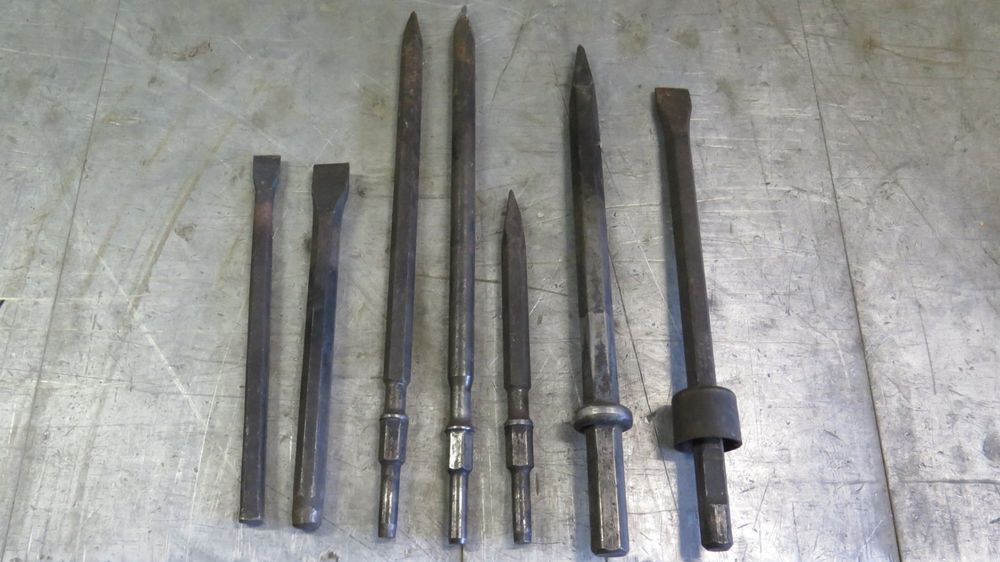 Meisel- u. Spitzeisen für Elektro- und Presslufthammer (Gebraucht) in ...