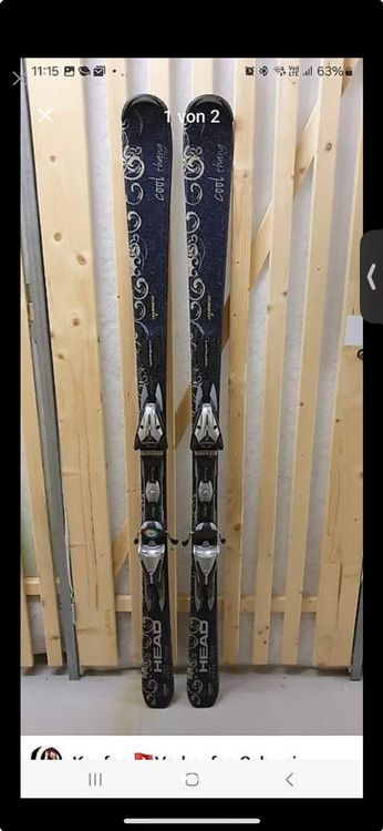 Head Carver Ski Damen schwarz weiss Grösse 158 cm (Gebraucht) in ...