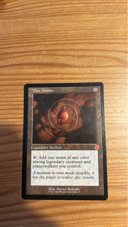 Magic The Gathering - Mox Amber - Dominaria United (Neu (gemäss ...