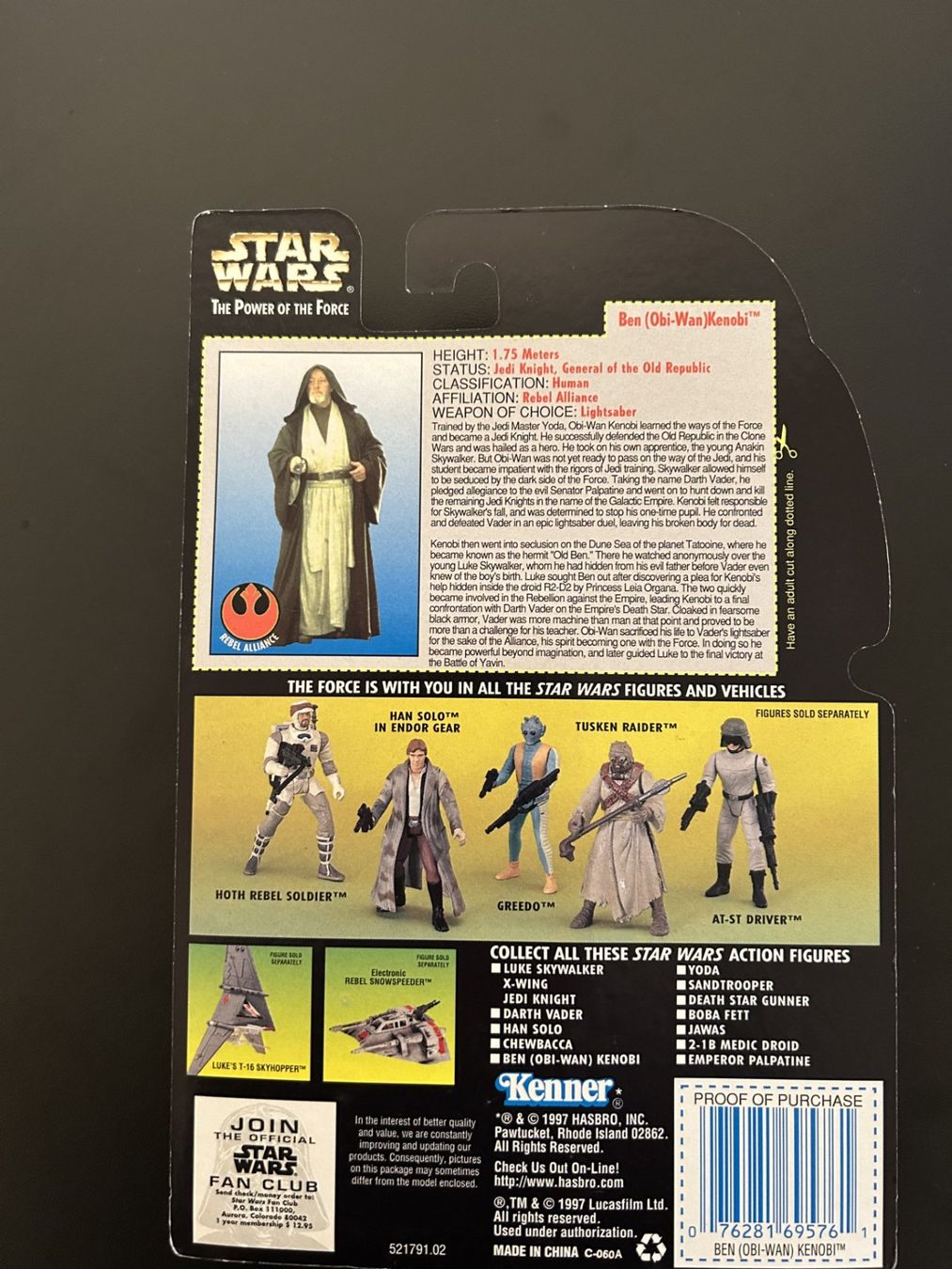 Star Wars – Obi-Wan – Power of the Force - Kenner – 1997 (Neu und ...