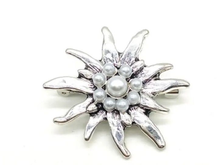 Brosche Edelweiss, Nr.40 | Kaufen auf Ricardo