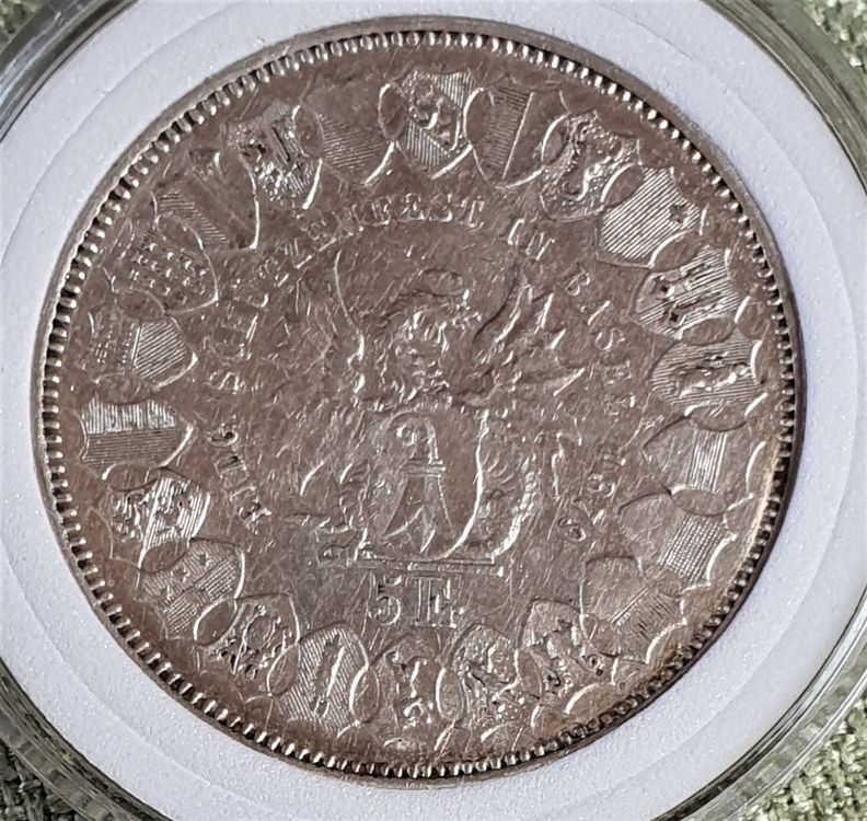 F733 - Eidg. Schützenfest in Basel 1879 (Gebraucht) in Reinach BL für CHF 60 – mit Lieferung auf ...