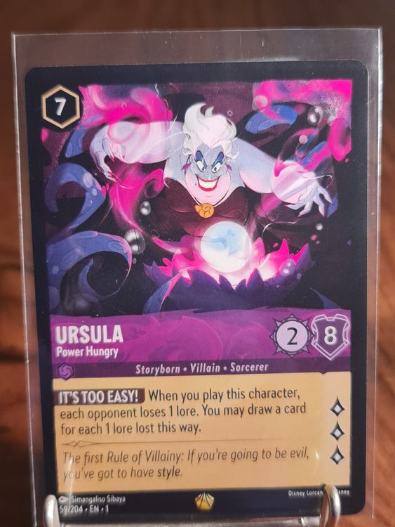 Lorcana - Ursula - 59/204 - EN - 1 (Neu (gemäss Beschreibung)) in ...