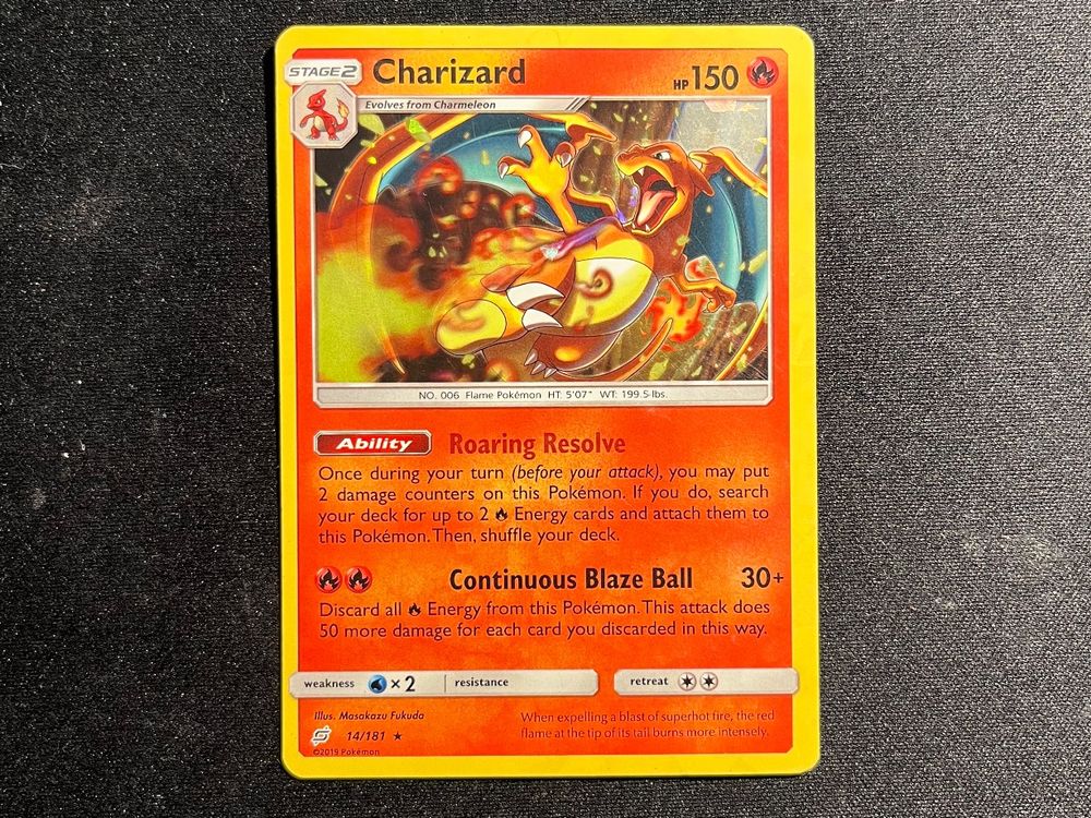 Charizard Cracked Ice Holo 14/181 Pokemon Team Up | Kaufen auf Ricardo