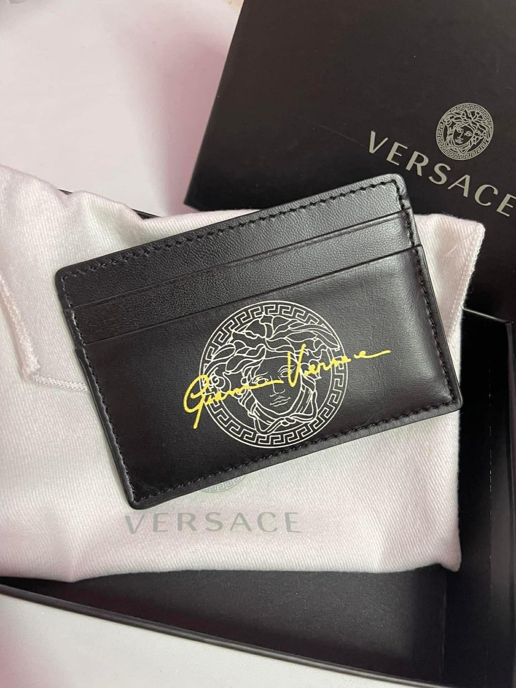 Porte-cartes Versace authentique - Comme neuf, rare! (Neuf avec ...