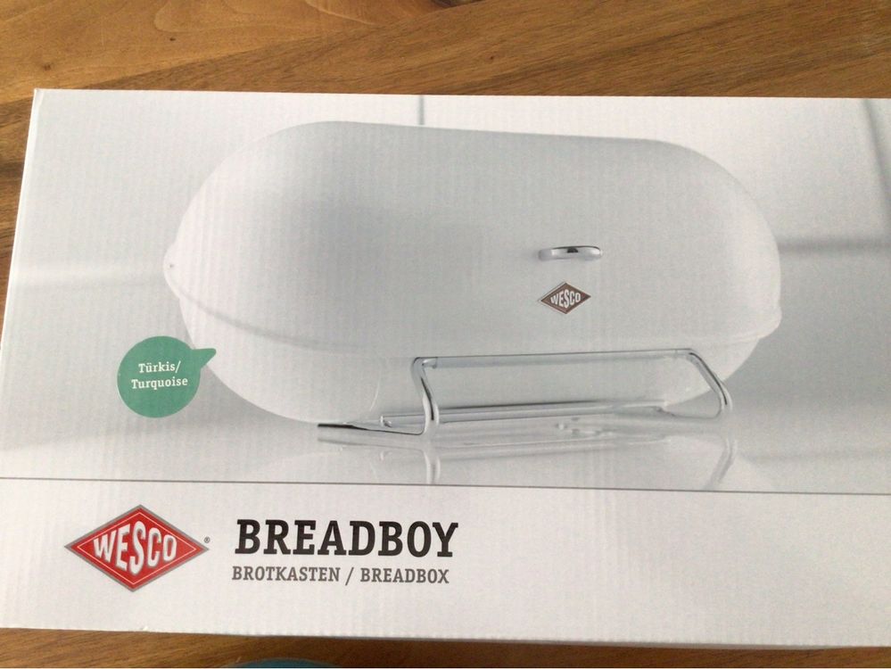 WESCO Brotkasten Breadboy Türkis Retro Design Klassiker NEU (Neu und ...