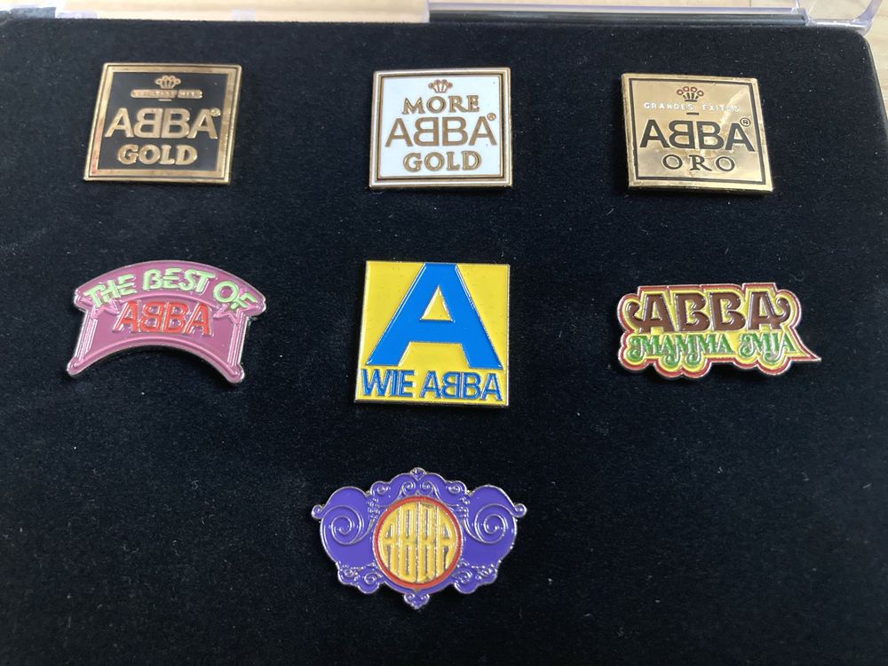 ABBA Star Collection Limited Numbered 7x Pin Box 90s(No.044) (Gebraucht ...