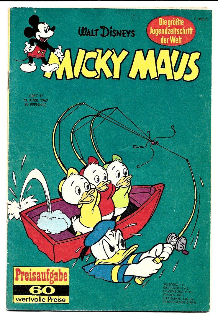 Micky Maus 1967 Heft 17, Donald Duck, Carl Barks Titelbild (Gebraucht ...
