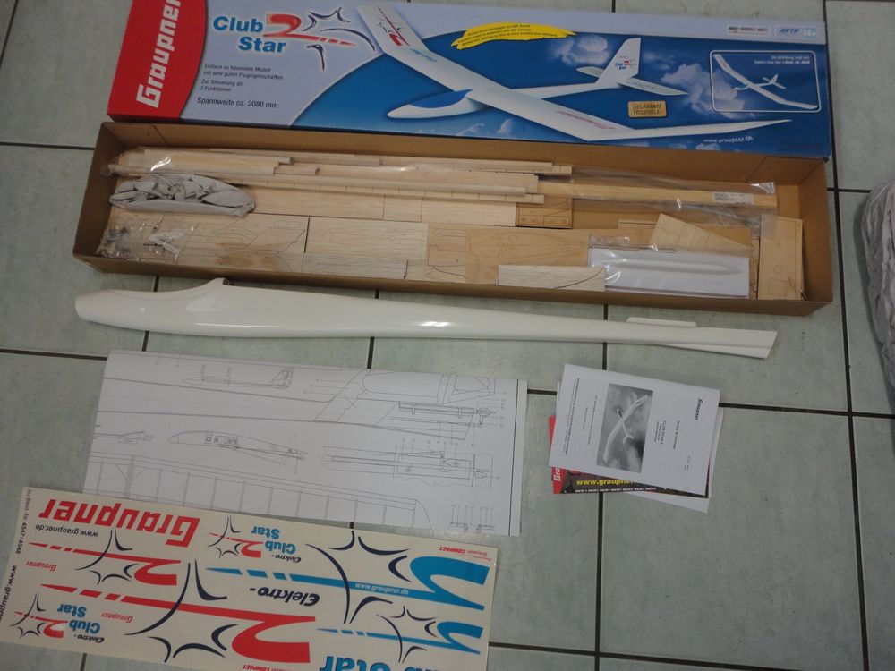 Graupner CLUB STAR II Elektrorversion Nr.4548 (Neu und originalverpackt ...