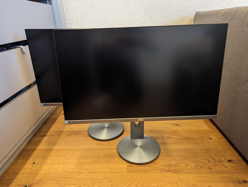 2x AOC Q2790PQU avec support pour bureau | Kaufen auf Ricardo