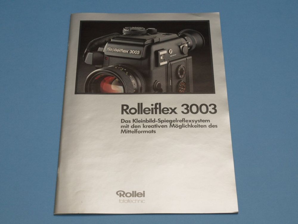 ROLLEIFLEX 3003 Prospekt (Gebraucht) in Zürich für CHF 20 – mit ...