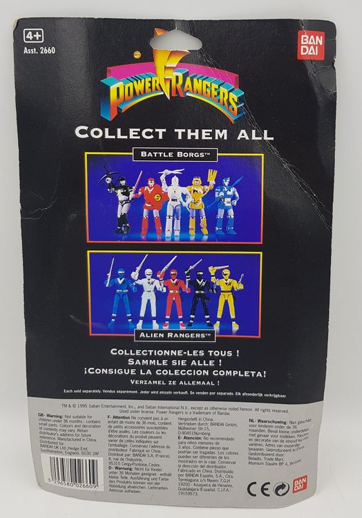 Power Rangers - Battle Borg Blanc - Bandai 1995 | Kaufen auf Ricardo