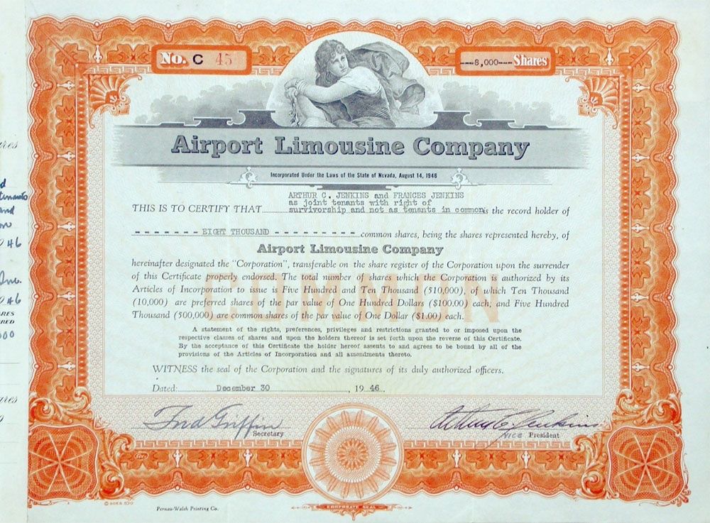 Airport Limousine Company - 1946 (Gebraucht) in Solothurn für CHF 6 ...