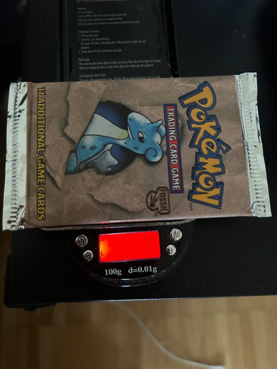 Pokemon Fossil 1999 HEAVY Booster Pack EN OVP sealed | Kaufen auf Ricardo