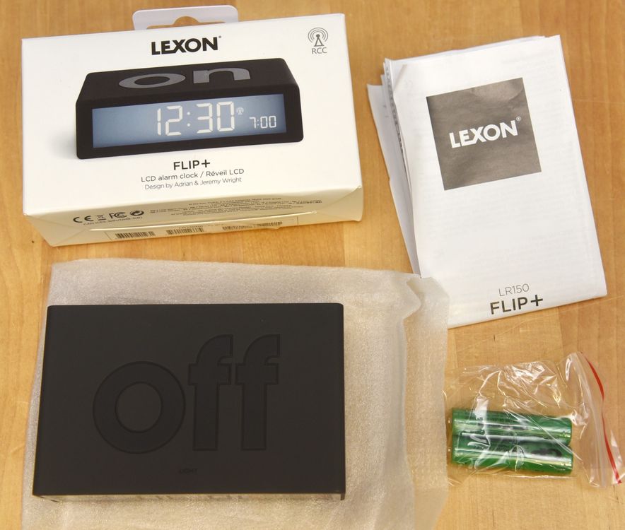 Lexon Flip+ RCC Funk-Wecker/ LCD-Screen (LR150N0) (Neu (gemäss ...