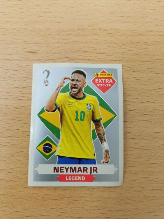 Panini Qatar 2022 Extra Sticker Neymar Jr Silber Kaufen Auf Ricardo