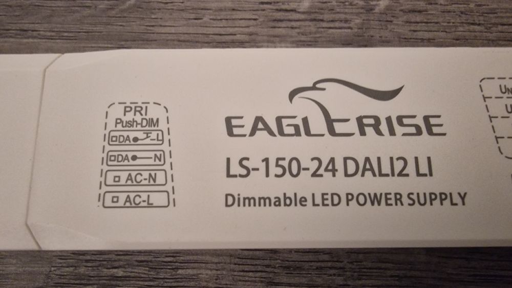 LED driver Eaglerise dali et pushdim 150w LS-150-24 DALI2 LI | Kaufen ...