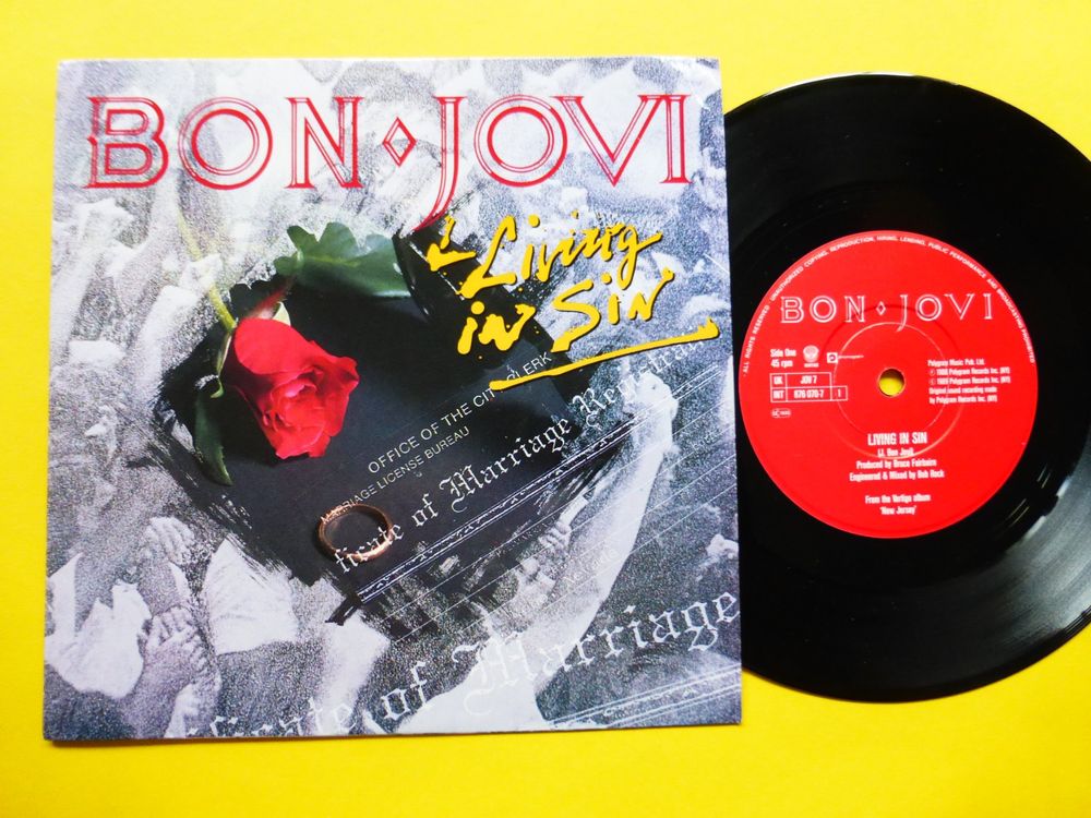 Bon Jovi – Living In Sin (Gebraucht) in Zürich für CHF 6 – mit ...