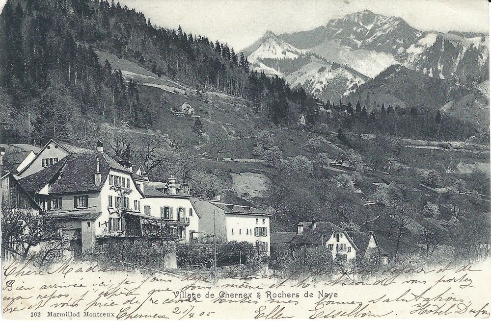 CPA Suisse - Vaud - Village de Chernex et Rochers de Naye | Kaufen auf ...