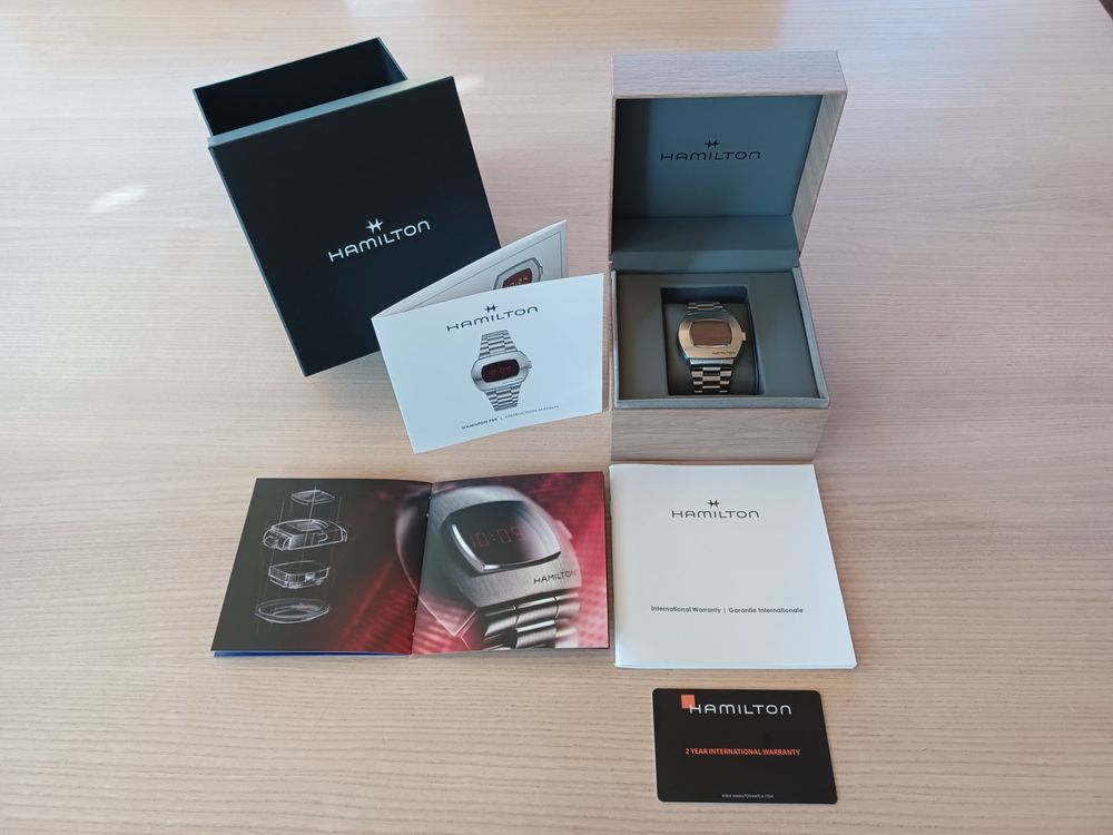 Hamilton PSR LED Watch Fullset Space Age Design James Bond (Gebraucht ...