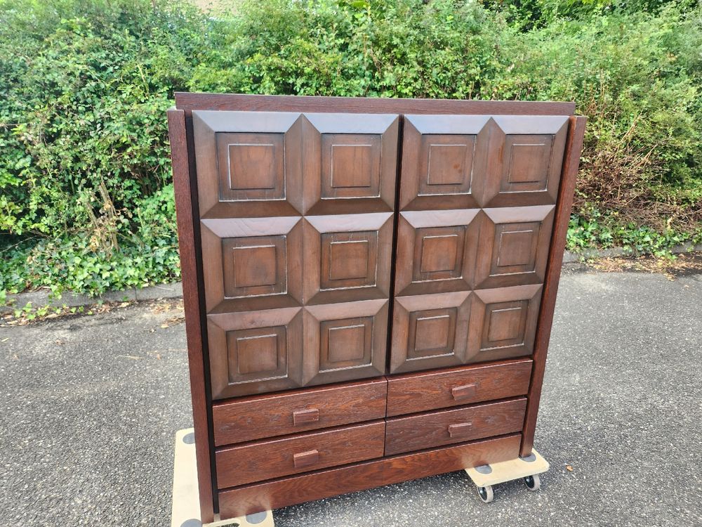 De Coene Barschrank – Brutalist, 1970er Jahre, Vintage (Neu (gemäss ...