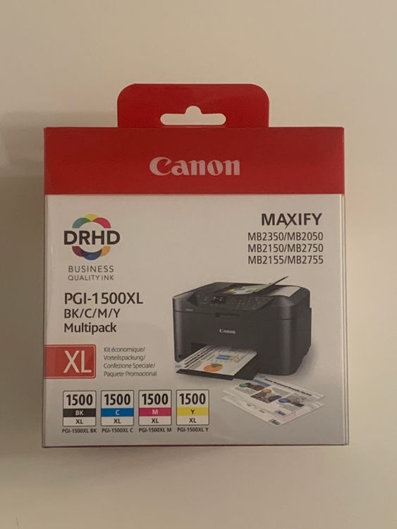 Original Cartridge Canon MAXIFY PGI-1500XL Multipack - NEW | Kaufen auf ...