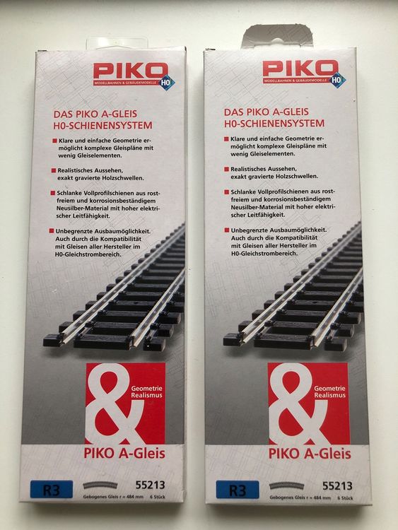 12x Piko R3 Gleise nie gebraucht | Kaufen auf Ricardo