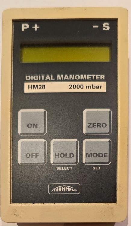 Thommern Digital Manometer HM28 2000 mbar (Gebraucht) in Balsthal für ...