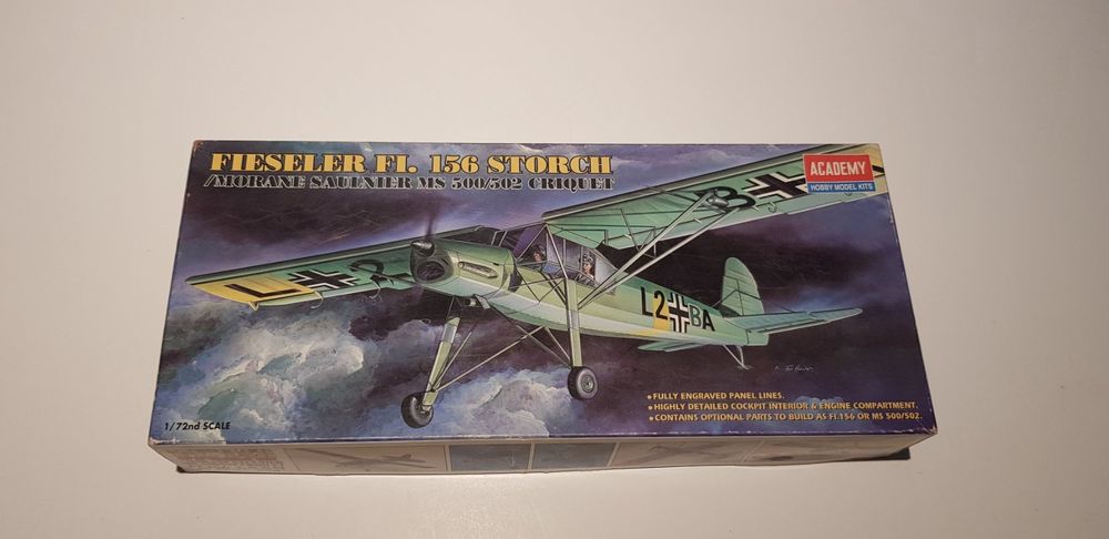 Academy hobby model kits, Fiesler FI 156 Storch, 1/72 | Kaufen auf Ricardo