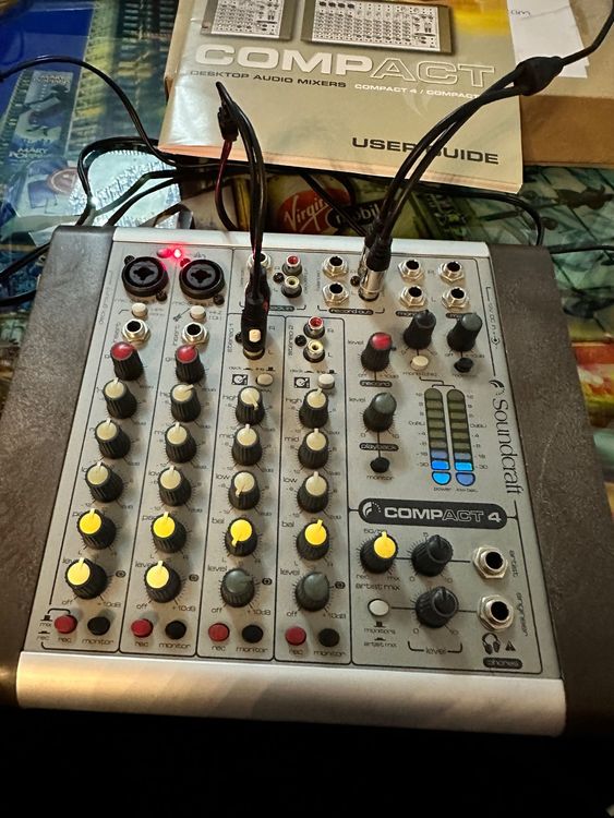 Soundcraft Compact 4 Audio-Mixer Mischpult mit Anleitung | Kaufen auf ...