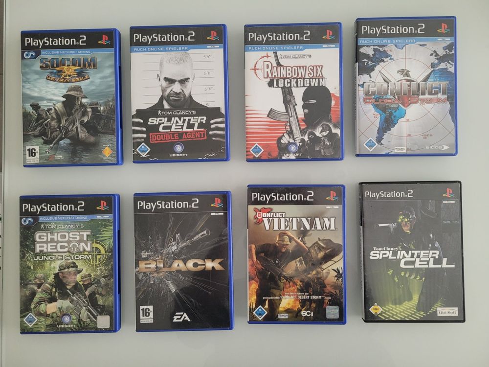 8x Playstation 2 Games (PAL) (Gebraucht) in Uezwil für CHF 34.9 – mit ...