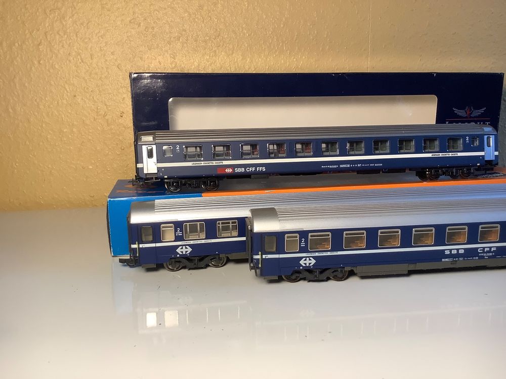 Liliput/Roco : SBB 3x Bcm UIC-X & Eurofima (Gebraucht) in Bossonnens für CHF 68.5 – mit ...