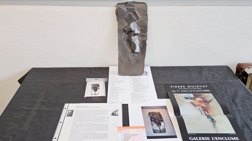 Pierre OULEVAY (1944) sculpture vintage avec documents (Gebraucht) in ...