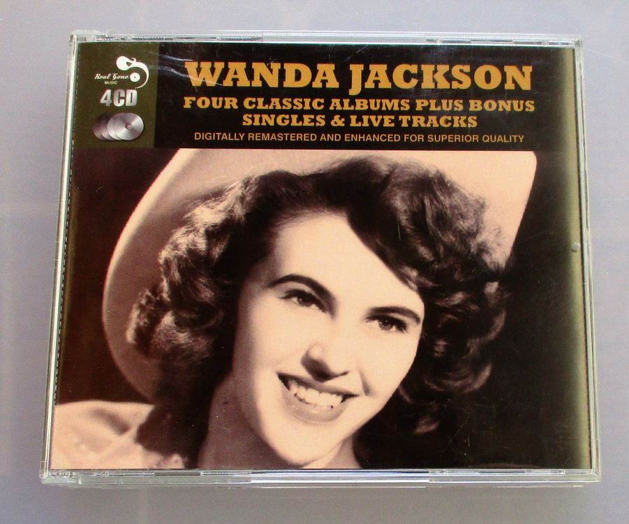 WANDA JACKSON - Four Classic Albums Plus Bonus 4-CD (Gebraucht) in ...