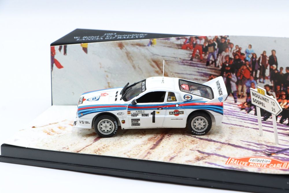 Lancia 037 Walter Röhrl Rallye Monte Carlo 1983 1:43 Vitesse (Neu und ...