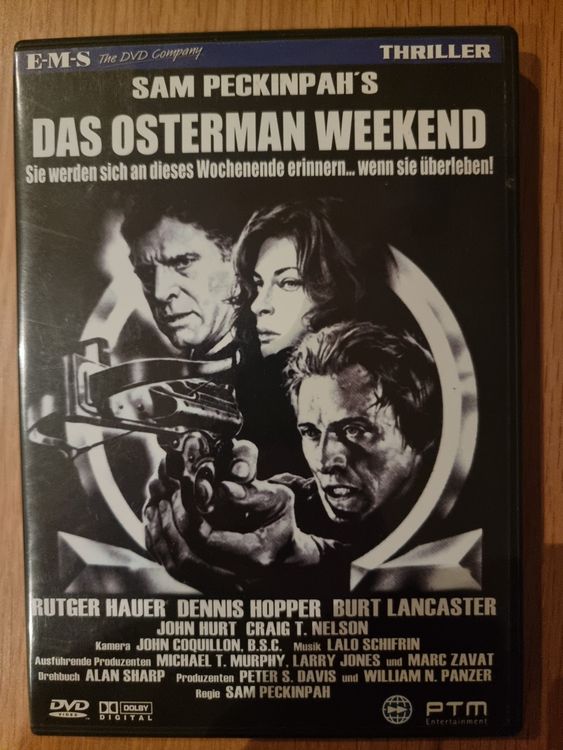 Das Osterman Weekend, Sam Peckinpah, DVD, Thriller, Top! (Gebraucht) in ...