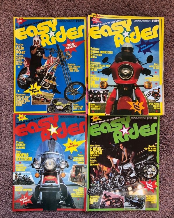 Easy Rider, Motorrad Magazin 1979-1981 (Gebraucht) in Kehrsatz für CHF ...