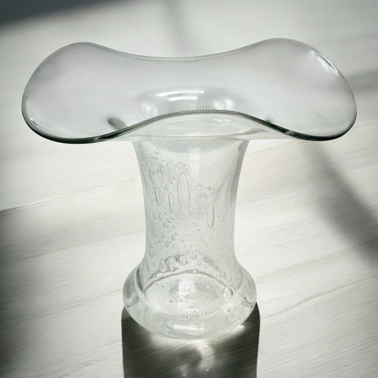 Superbe vase ERWIN GISCH en crystal bullé signé (D'occasion) à Morges ...