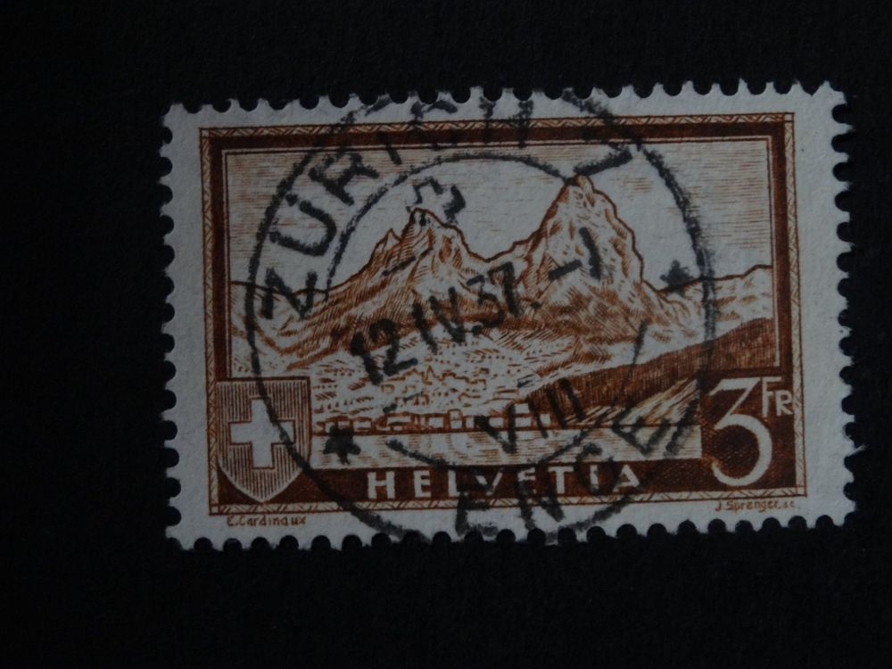 Vollstempel ZÜRICH 7 Enge 12.IV.37 (Gebraucht) in Anwil für CHF 2 – mit Lieferung auf Ricardo kaufen