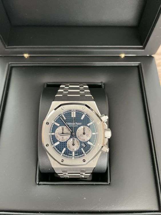 AP Royal Oak Chronograph Jg 2021, 41mm,blaues Zifferblatt | Acheter sur ...