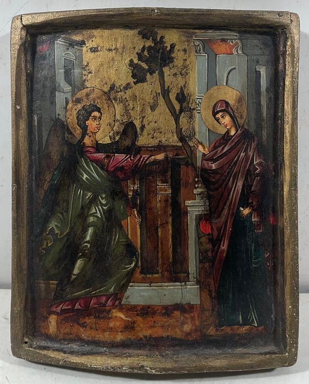 Antike Heilige Ikone Gemälde (Gebraucht) in Root für CHF 249 – mit Lieferung auf Ricardo kaufen