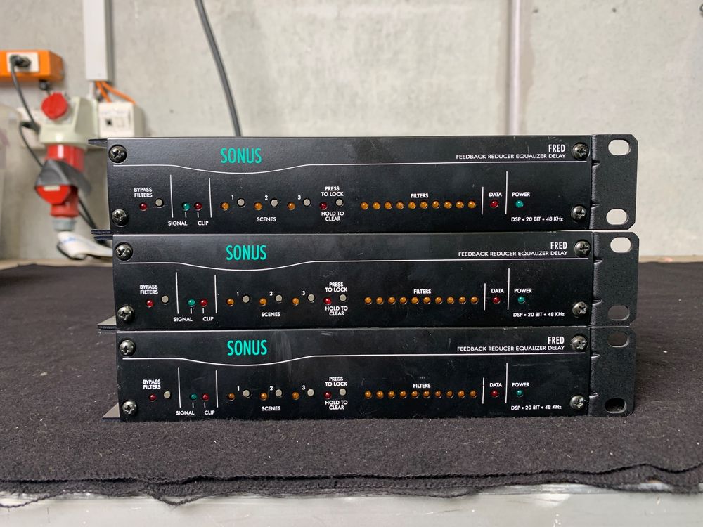 Shure Sonus FRED - Feedback Reducer Equalizer Delay DFR11EQE (Gebraucht ...