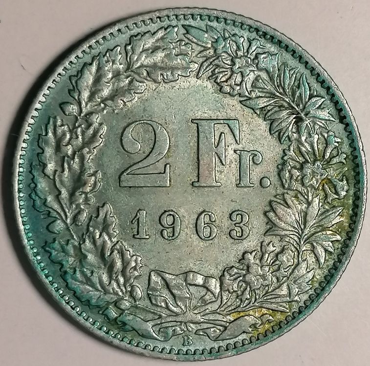 2 Franken Schweiz 1963 (Gebraucht) in Stalden (Sarnen) für CHF 10 – mit Lieferung auf Ricardo kaufen