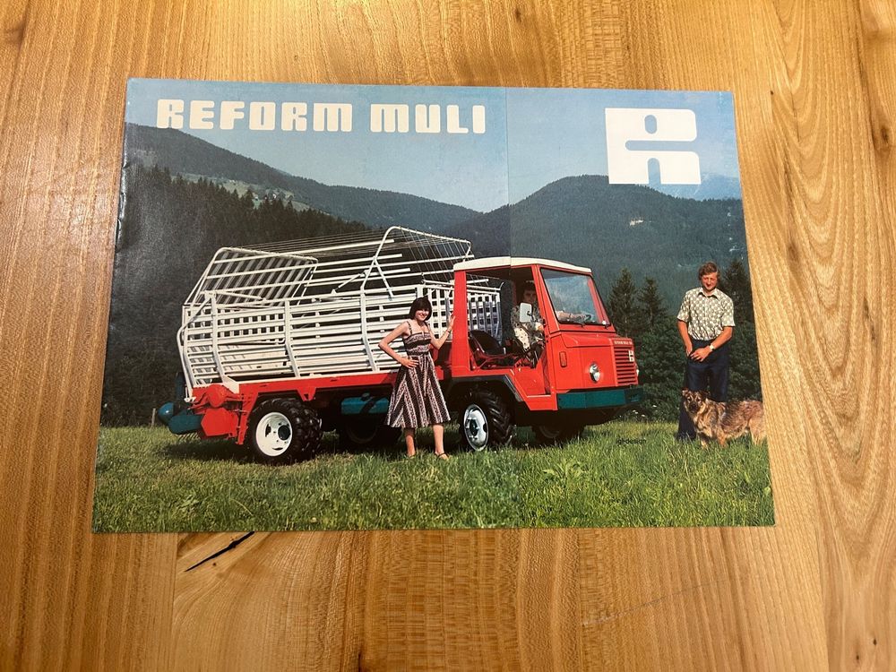 Originaler Reform Muli Prospekt Modell 33/50/150 sehr selten (Gebraucht ...