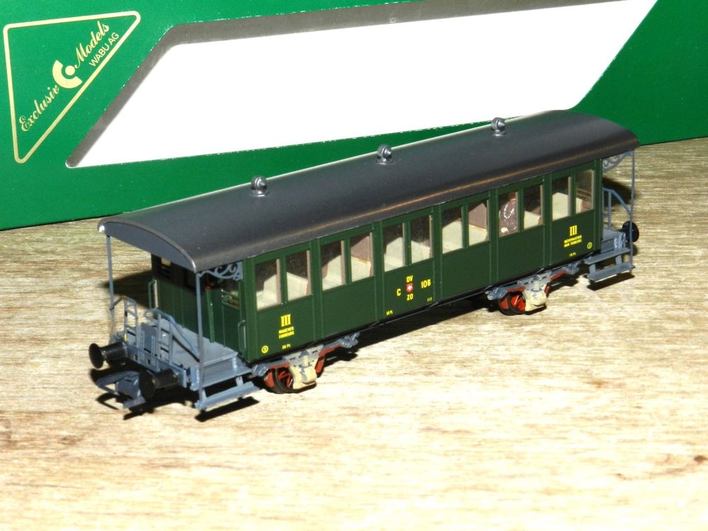 Wabu Exclusiv Modell Personenwagen der DVZO III Kl (Neu und ...
