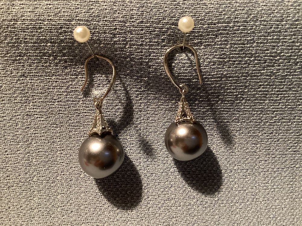 NEU elegante Perlenohrringe (Süsswasserperlen) (Neu und originalverpackt) in Laax für CHF 25 ...