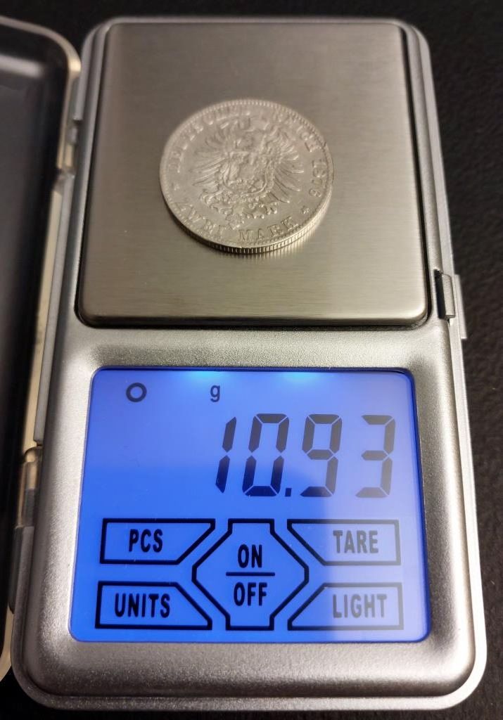 Top Silber 1876 Zwei Mark C - William I (Gebraucht) in Sorengo für CHF ...